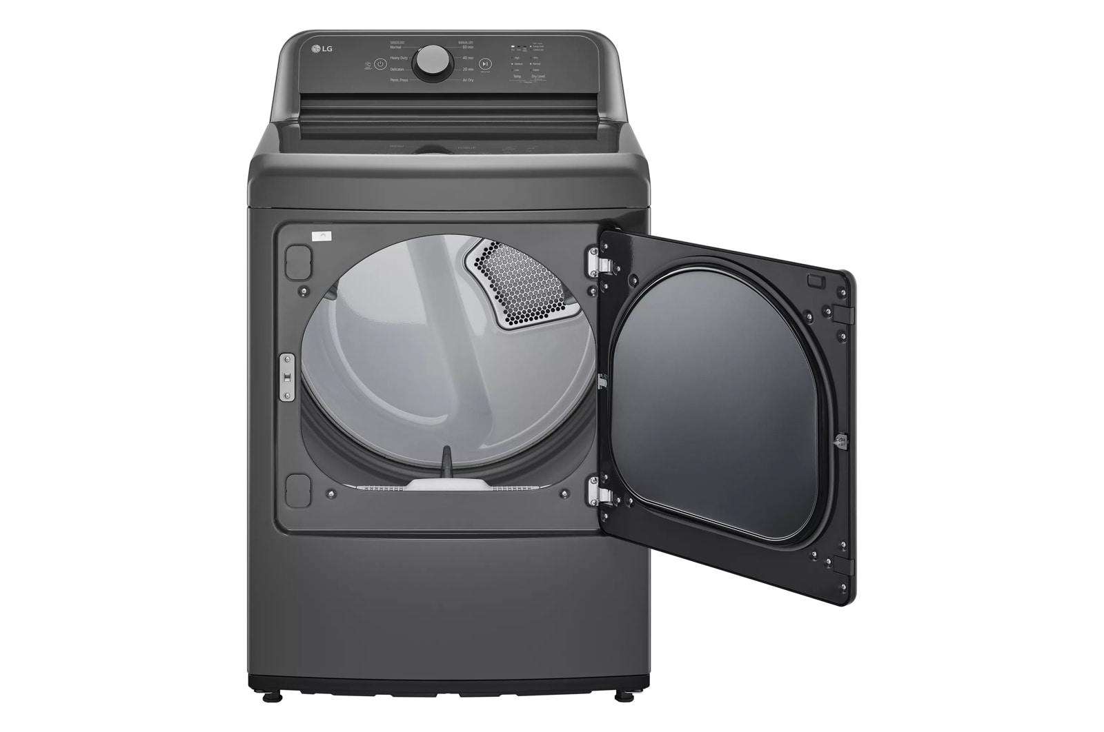 LG 7.3 Cu. Ft. Monochrome Grey Front Load Gas Dryer DLG6101M - Hartford ...